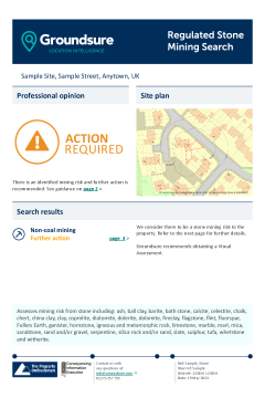 Groundsure Stone Mining from OneSearch Direct